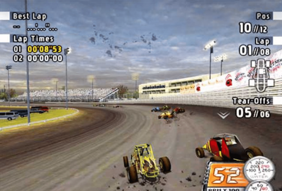 Sprint Cars: The Road to Knoxville (PS2) *GAME ONLY, NO CASE* - Appleby ...