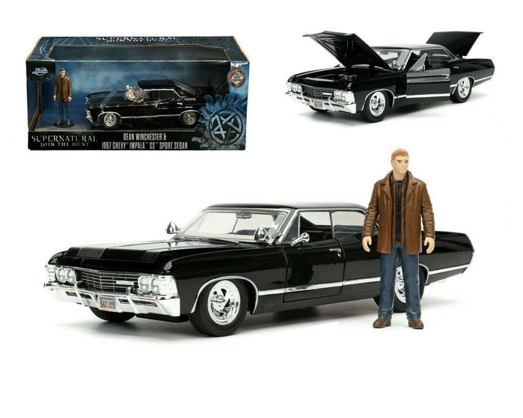 Supernatural - '67 Chevy Impala with Dean 1:24 Scale Die Cast - Appleby ...
