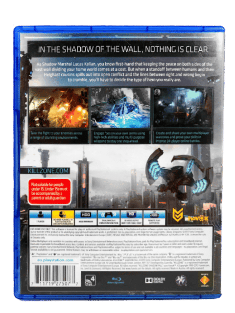 Killzone Shadow Fall (PS4 - ORIGINAL PRINT) *EXCELLENT & COMPLETE ...