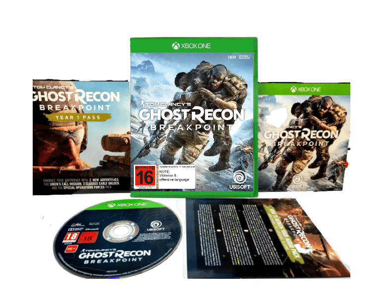 Tom Clancy's Ghost Recon: Breakpoint (Xbox One) *CASE + MANUAL/PAPERS ...