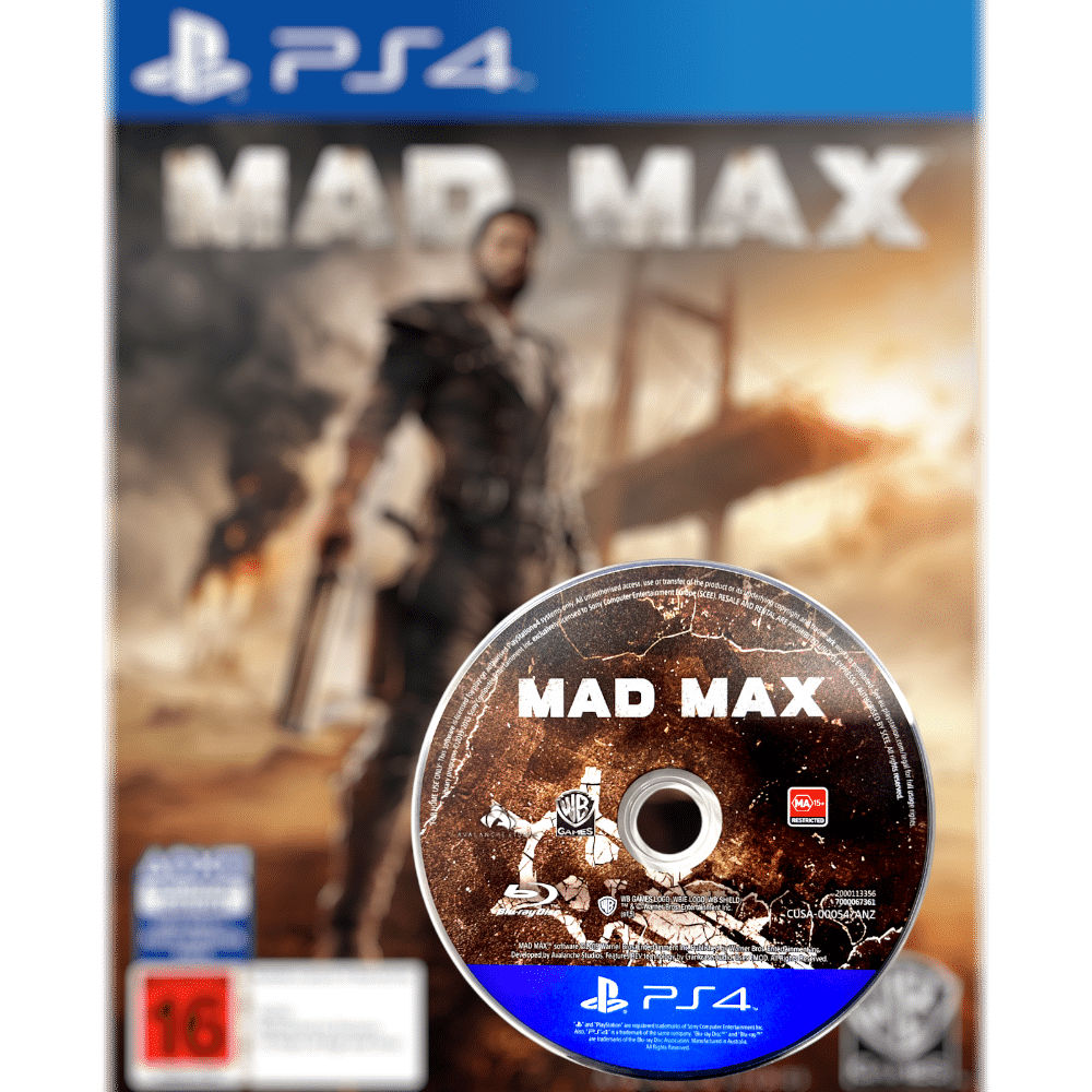 MAD MAX (PS4) *DISC EXCELLENT, No Case* - Appleby Games