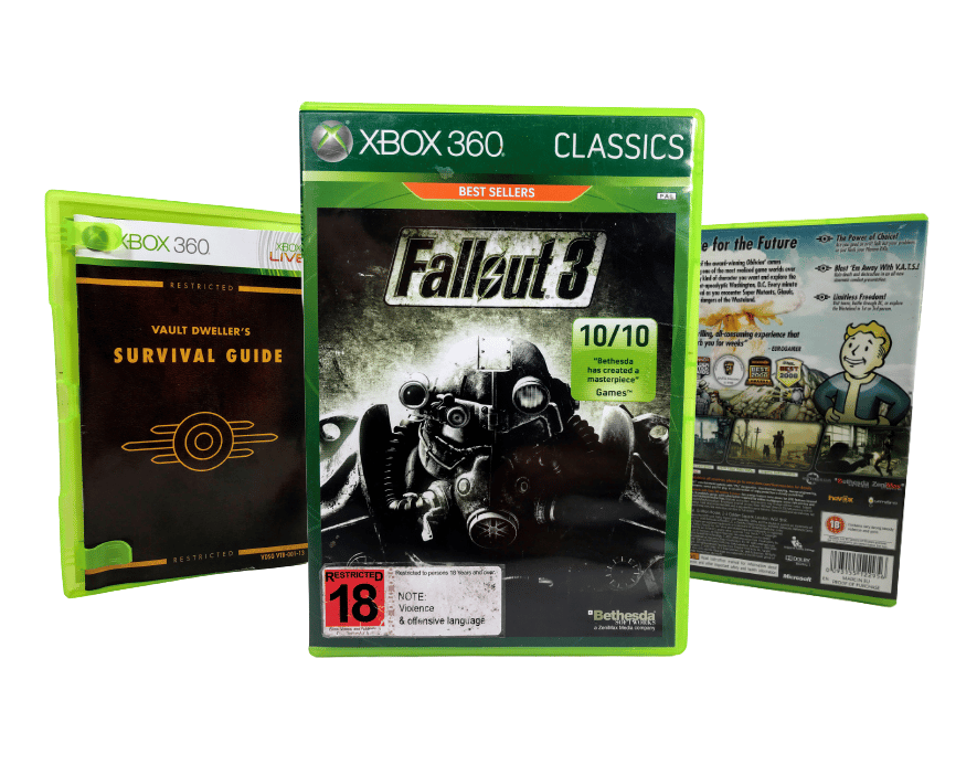 FALLOUT 3 (Fall Out 3) *MINT COMPLETE* - Appleby Games