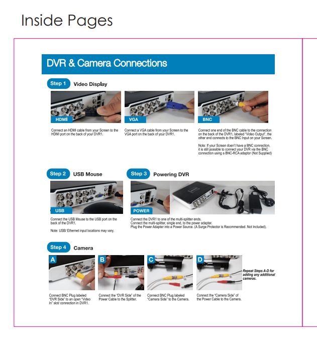 CamVu DVR1 Surveillance System / 4 Camera Security System - Appleby Games