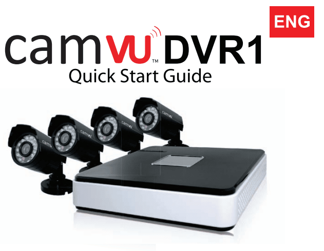 CamVu DVR1 Surveillance System / 4 Camera Security System - Appleby Games