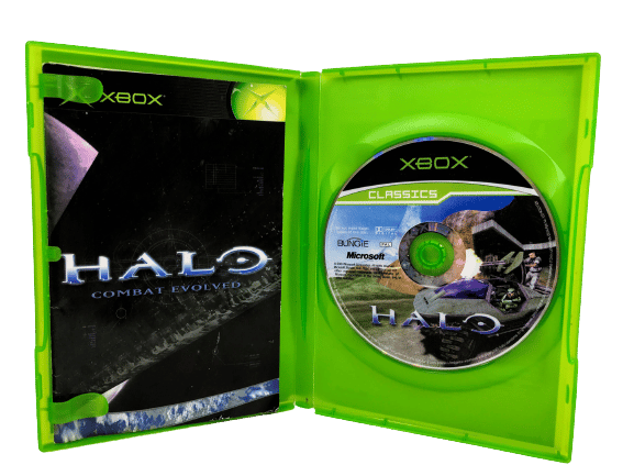 HALO Combat Evolved (XBox CLEAR CASE) *MINT COMPLETE* - Appleby Games
