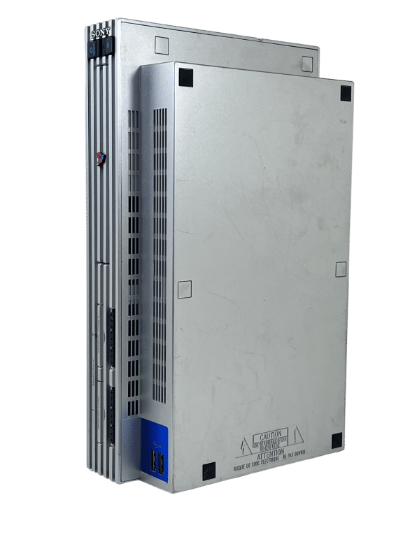 PS2 Phat SILVER PlayStation 2 Fat Console - Appleby Games