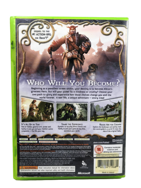 FABLE II / Fable 2 (Xbox 360) *EXCELLENT + COMPLETE* - Appleby Games