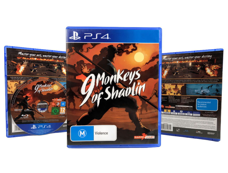 9 Monkeys Of Shaolin (PS4) *MINT COMPLETE* - Appleby Games