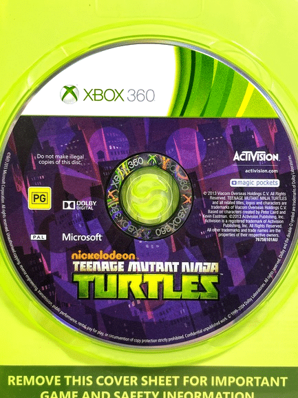 Nickelodeon Teenage Mutant Ninja Turtles (XBox 360) *MINT COMPLETE ...