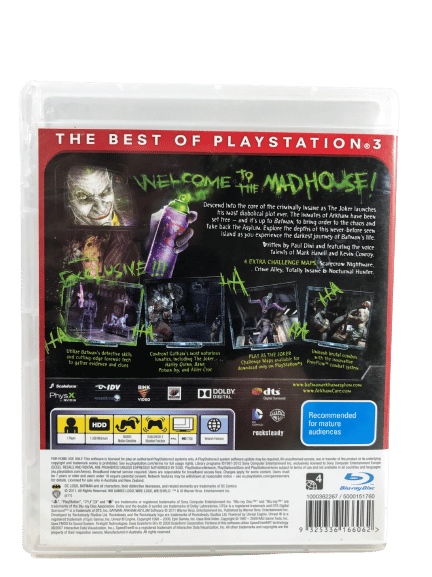 Batman Arkham Asylum Game Of The Year Edition (4 BONUS CHALLENGE MAPS ...