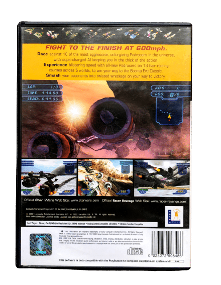 Star Wars: Racer Revenge (PS2) *MINT COMPLETE* - Appleby Games