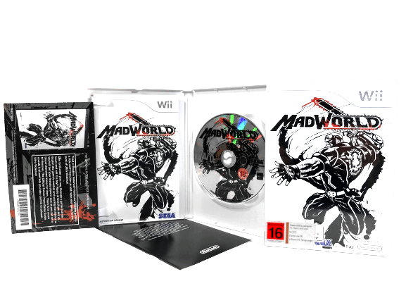 MADWORLD (Mad World) Wii *MINT COMPLETE* - Appleby Games