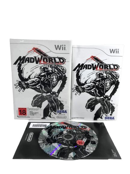 MADWORLD (Mad World) Wii *MINT COMPLETE* - Appleby Games