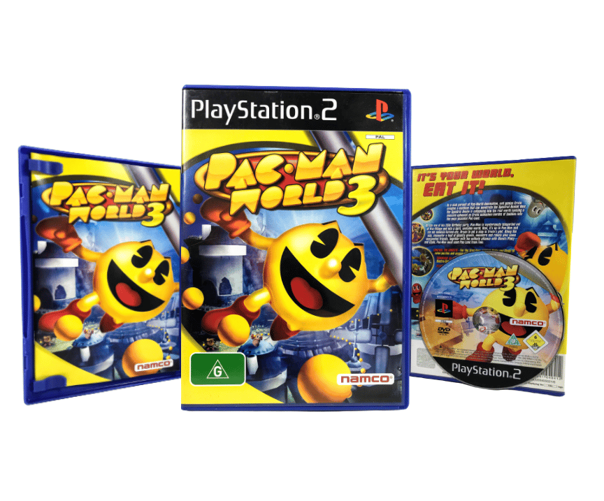 PAC-MAN World 3 (PS2 Official NZ Edition) *MINT COMPLETE* - Appleby Games