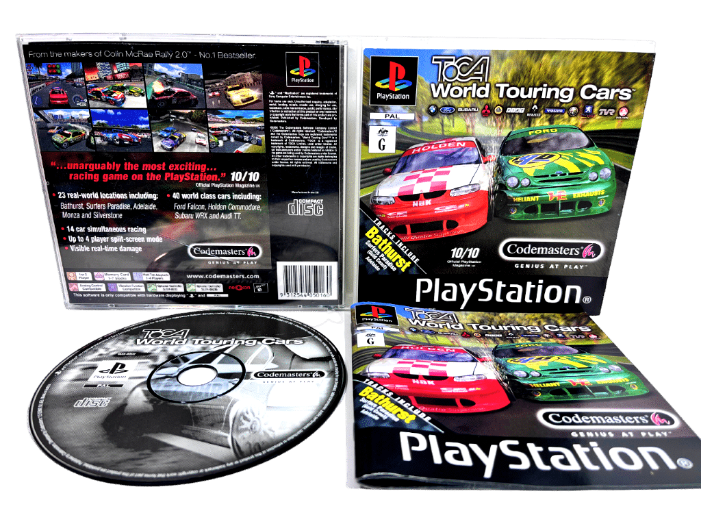TOCA World Touring Cars (Original Print, Non-Platinum) *MINT COMPLETE ...