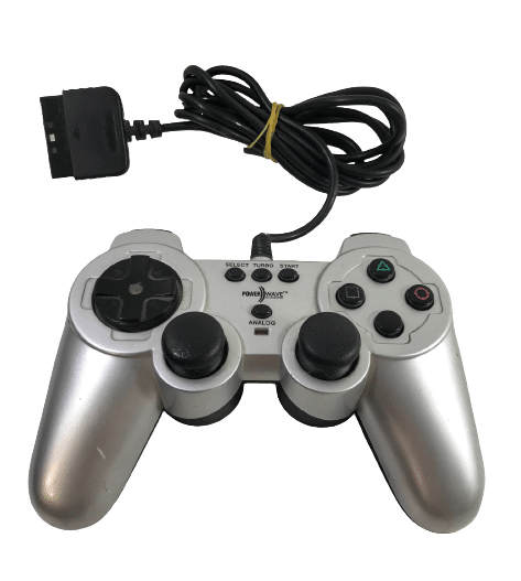 PowerWave PS2 Controller SILVER - Appleby Games