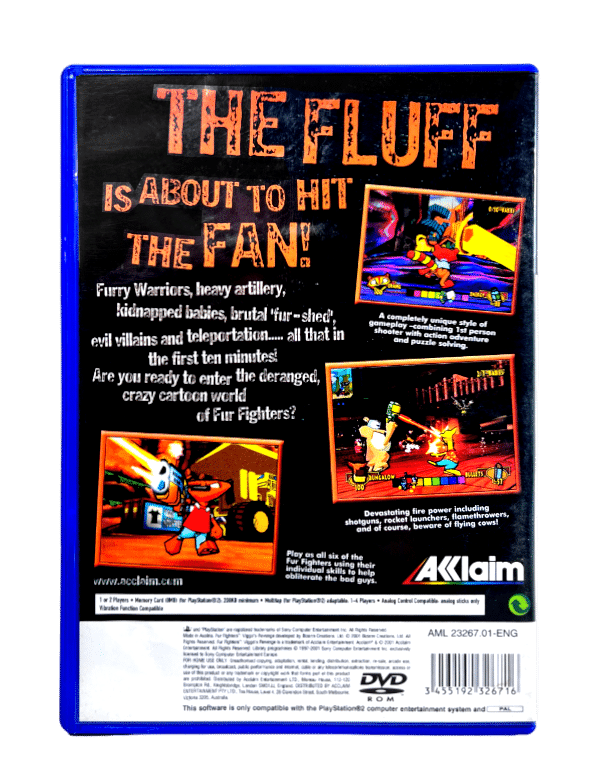 Fur Fighters: Viggo's Revenge (PS2) *MINT COMPLETE* - Appleby Games