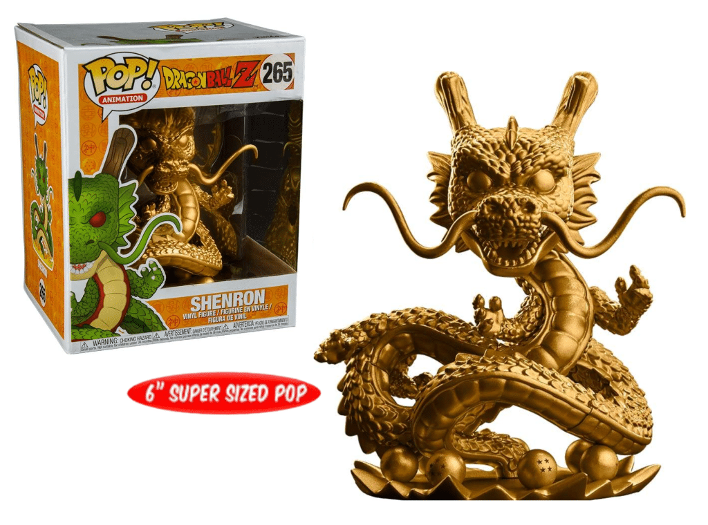 Funko Pop! Dragon Ball Z: SHENRON Gold Dragon *6" SUPER-SIZED POP ...