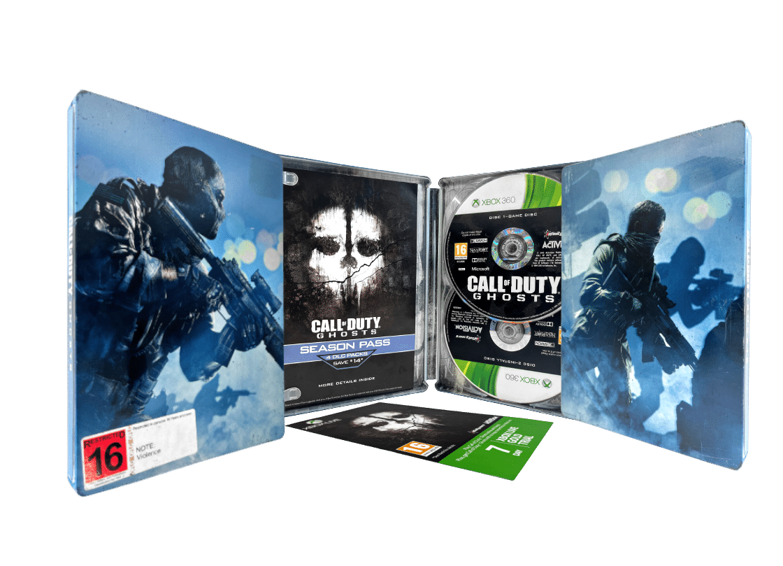 Call of Duty: Ghosts STEEL EDITION (XBox 360) - Appleby Games