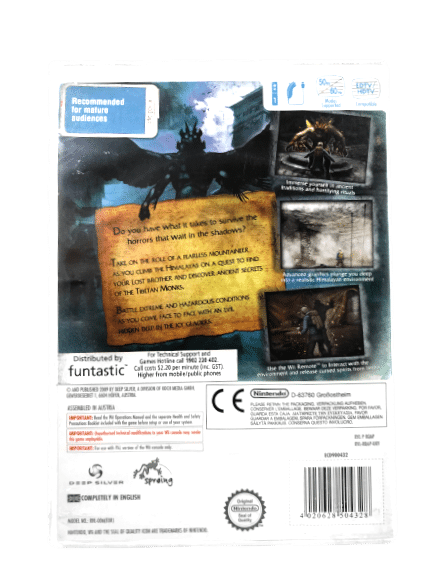 CURSED MOUNTAIN (Wii) *MINT COMPLETE* - Appleby Games