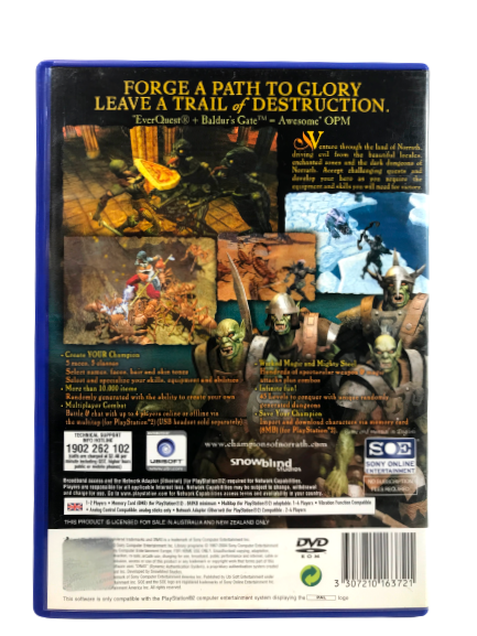 Champions of Norrath: Realms of EverQuest (PS2) *MINT COMPLETE ...