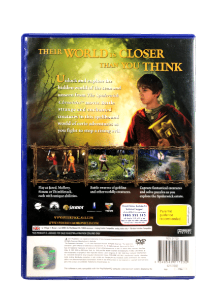 The Spiderwick Chronicles (PS2) *MINT COMPLETE* - Appleby Games