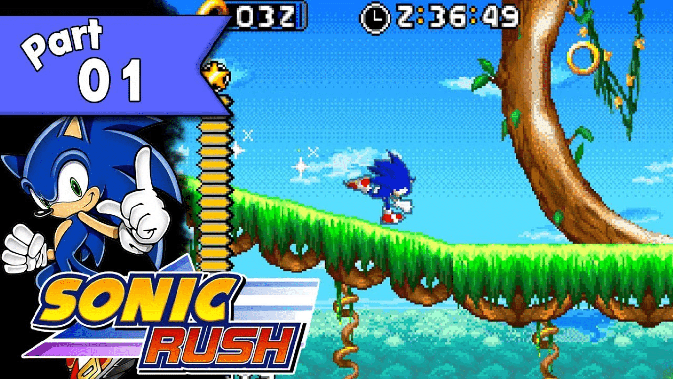 SONIC The Hedgehog: SONIC RUSH (NDS) *MINT COMPLETE* - Appleby Games