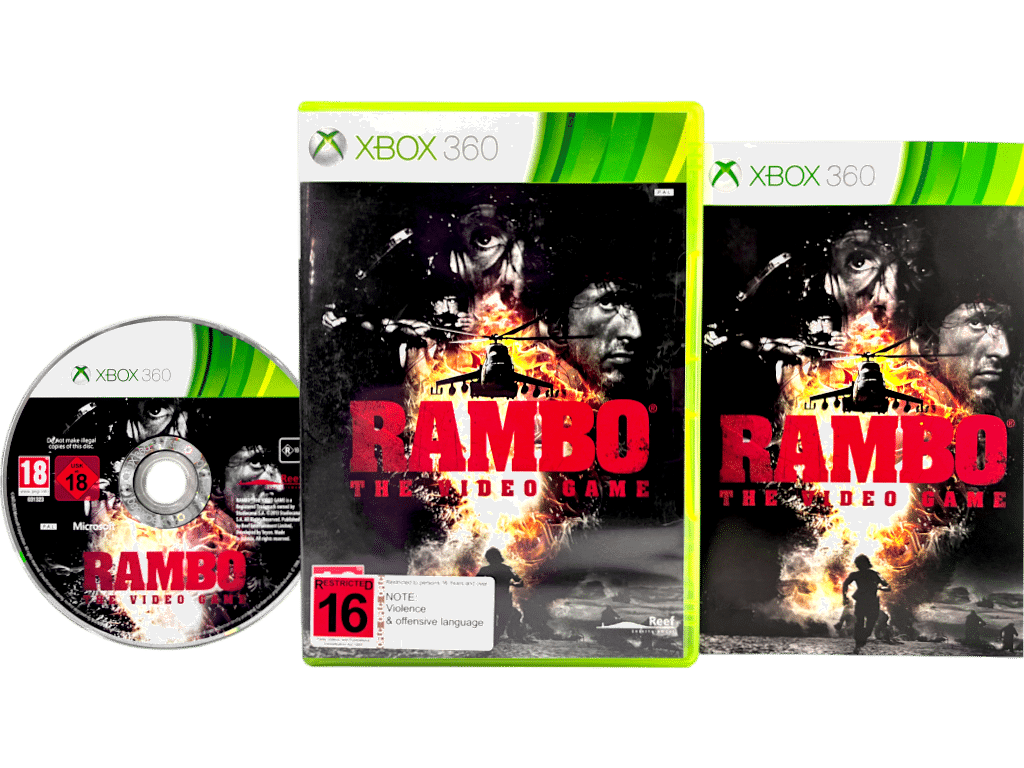 RAMBO The Video Game (XBox 360) *MINT COMPLETE* - Appleby Games