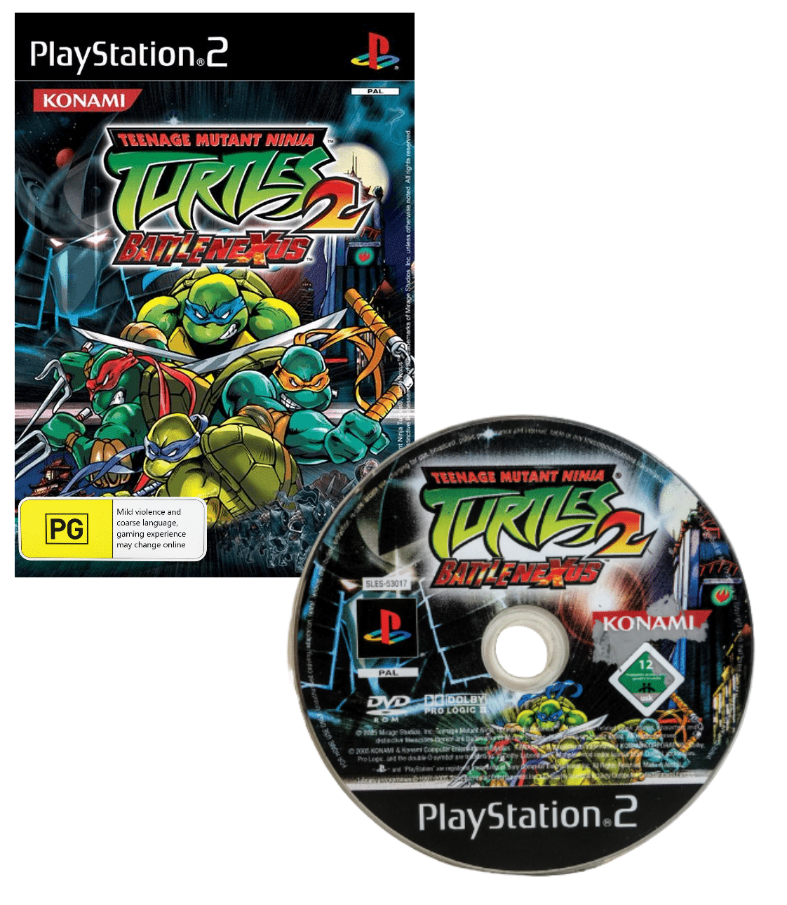 Teenage Mutant Ninja Turtles 2 Battle Nexus (PS2 - PAL EDITION) *RARE ...