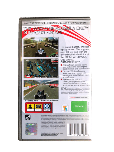 F1 GRAND PRIX Racing (PSP) *MINT COMPLETE* - Appleby Games