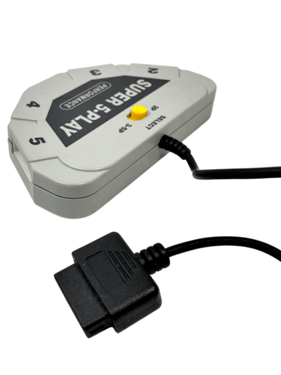 Super Nintendo SNES 5-Play Performance Multi Player Adaptor (Multi-Tap ...