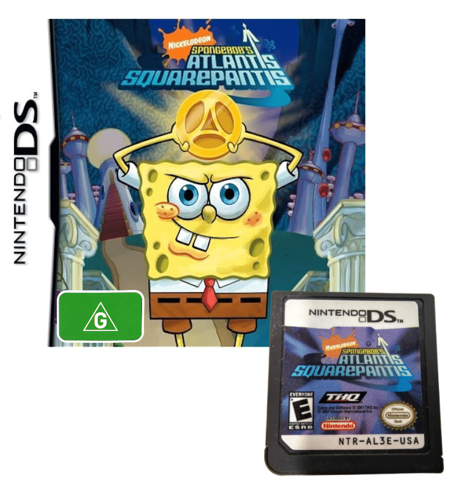SPONGEBOB SQUAREPANTS: SpongeBob's Atlantis SquarePantis (DS) - Appleby ...