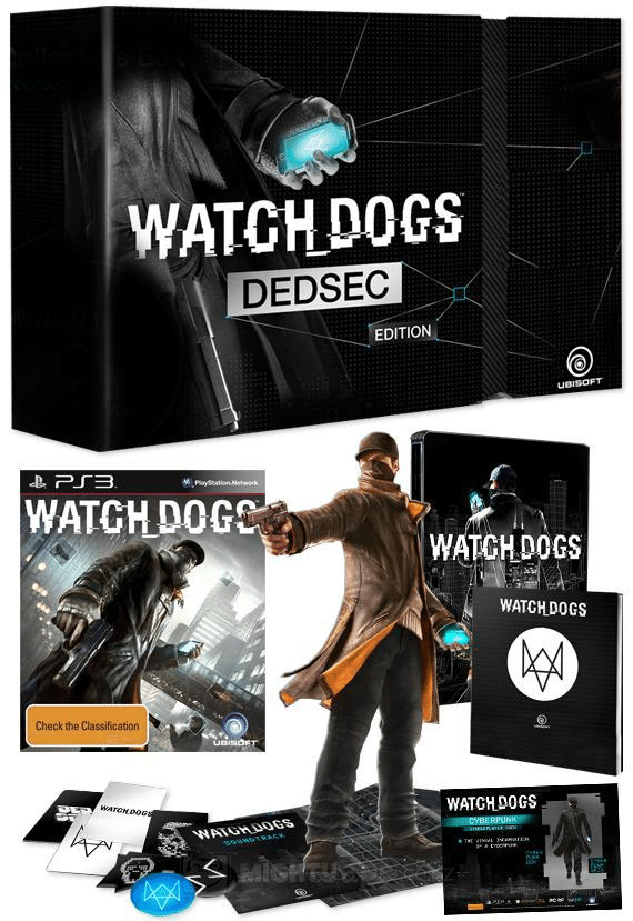 Watch Dogs DEDSEC Collector's Edition (COMPLETE + STATUE) ENORMOUS ...