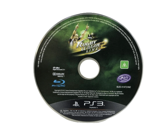 RUGBY LEAGUE LIVE 2 (PS3) - Appleby Games