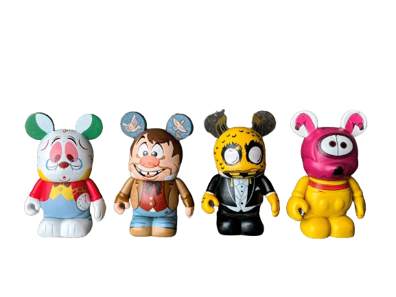 Disney Vinylmation Figures (FOUR 4 x VINYLMATION FIGURES) - Appleby Games