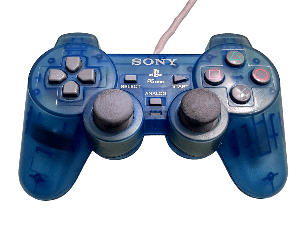 Genuine SONY PlayStation Controller (PS1) *TRANSLUCENT BLUE* - Appleby ...