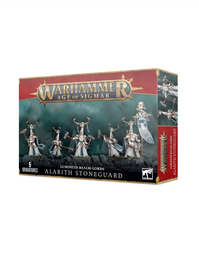 WARHAMMER 87-54 Lumineth Realm-Lords: Alarith Stoneguard - Appleby Games
