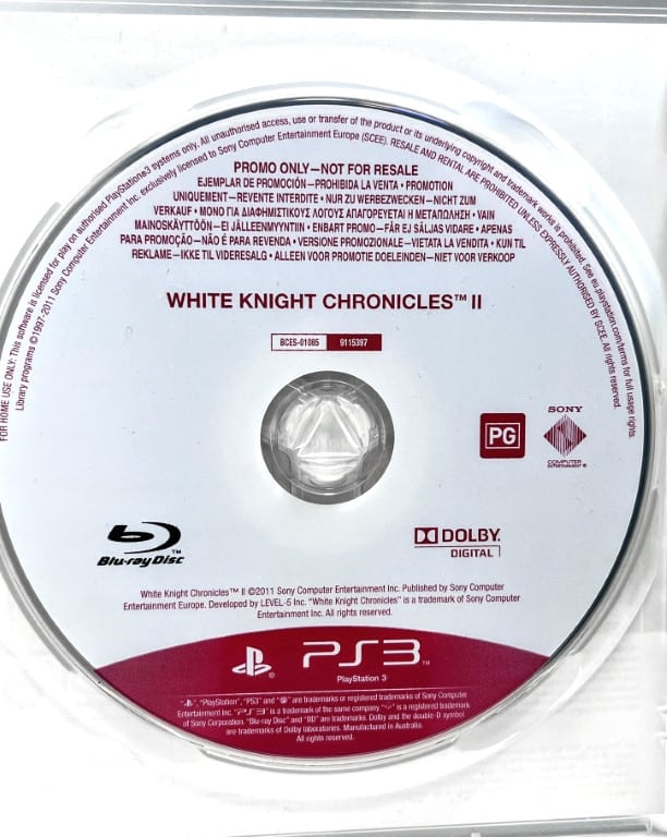 White Knight Chronicles II (PS3) *MINT COMPLETE* - Appleby Games
