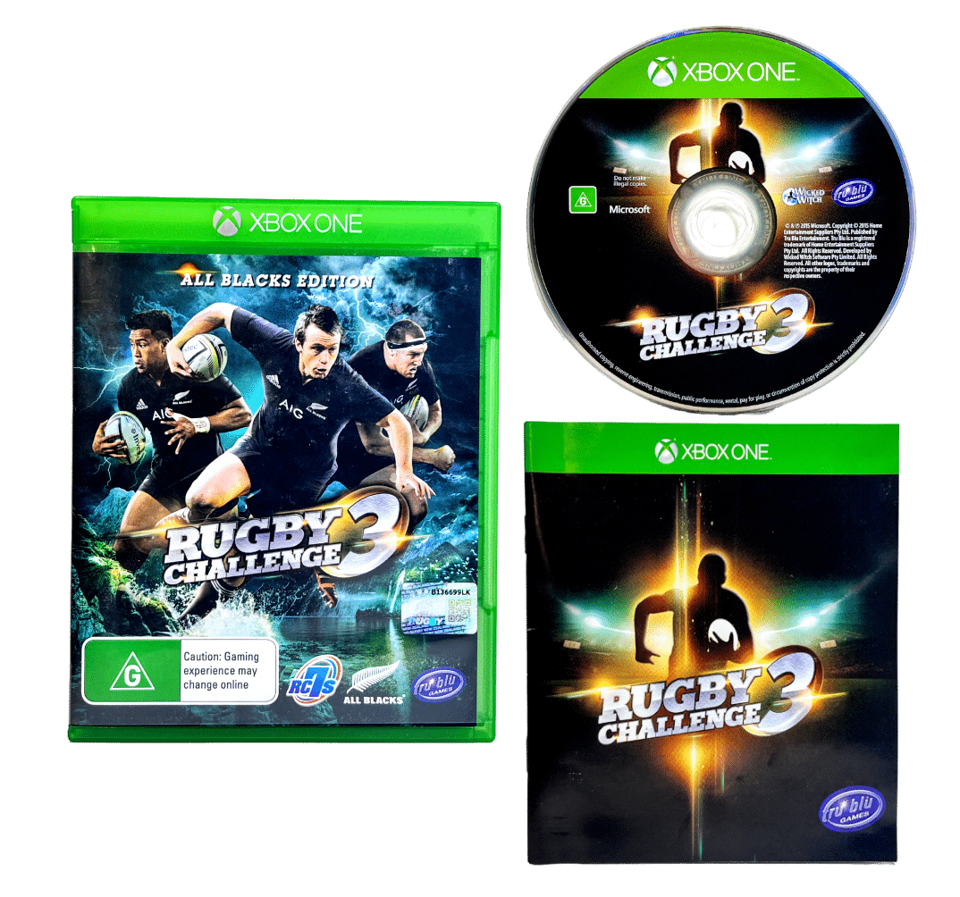 All Blacks RUGBY CHALLENGE 3 (Xbox One) *COMPLETE* - Appleby Games