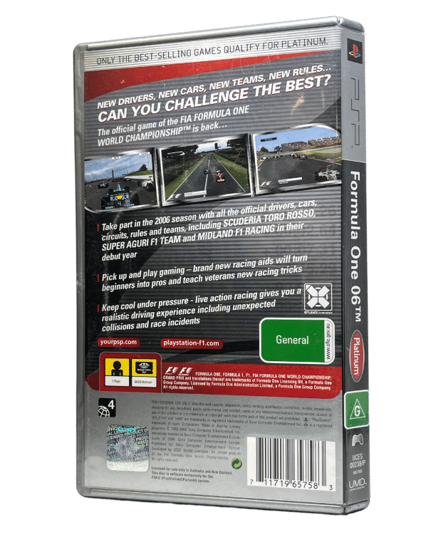 Formula One 06 / F1 06 (PSP) *MINT COMPLETE* - Appleby Games