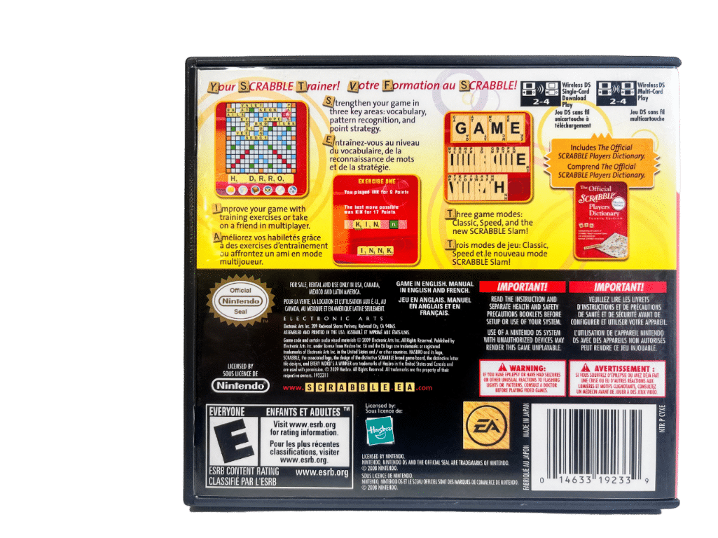 SCRABBLE (Nintendo DS) *MINT COMPLETE* - Appleby Games