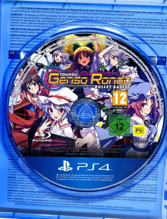 Touhou Genso Rondo: Bullet Ballet (PS4) *MINT COMPLETE* - Appleby Games