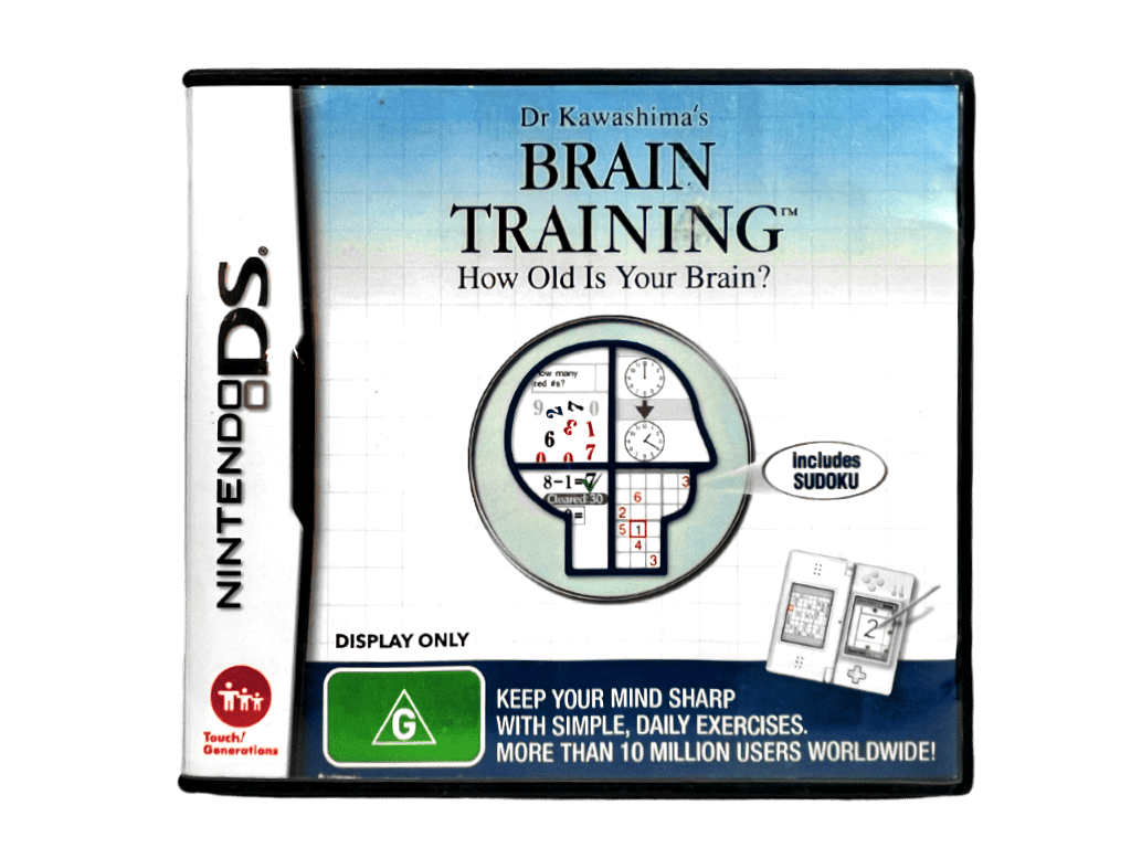 Dr Kawashima's Brain Training: How Old Is Your Brain? (NDS) *EXCELLENT ...