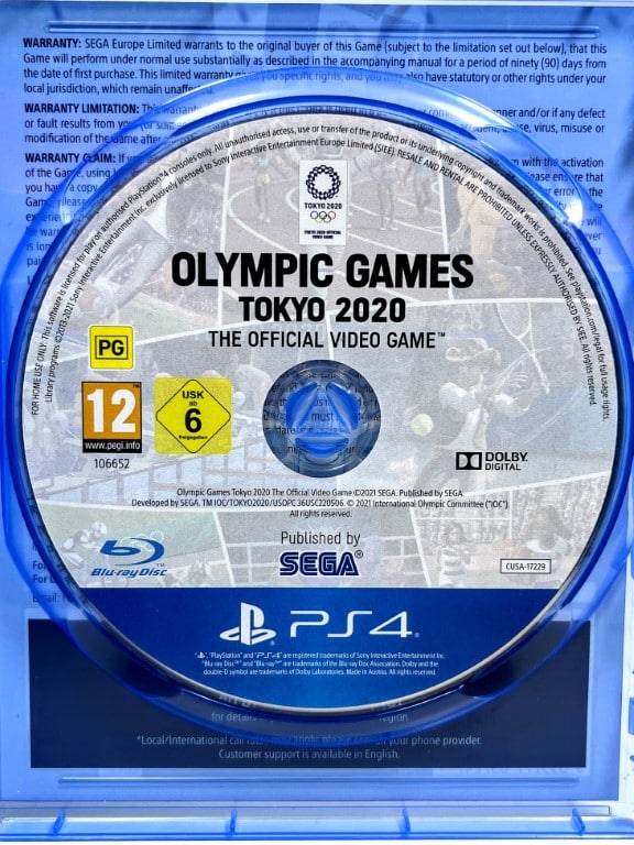 Olympic Games Tokyo 2020: The Official Video Game (PS4) *MINT COMPLETE ...