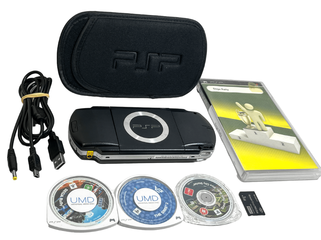 PSP 1000 Series Console + Mem Card + Charger + Case + Games! - Appleby ...