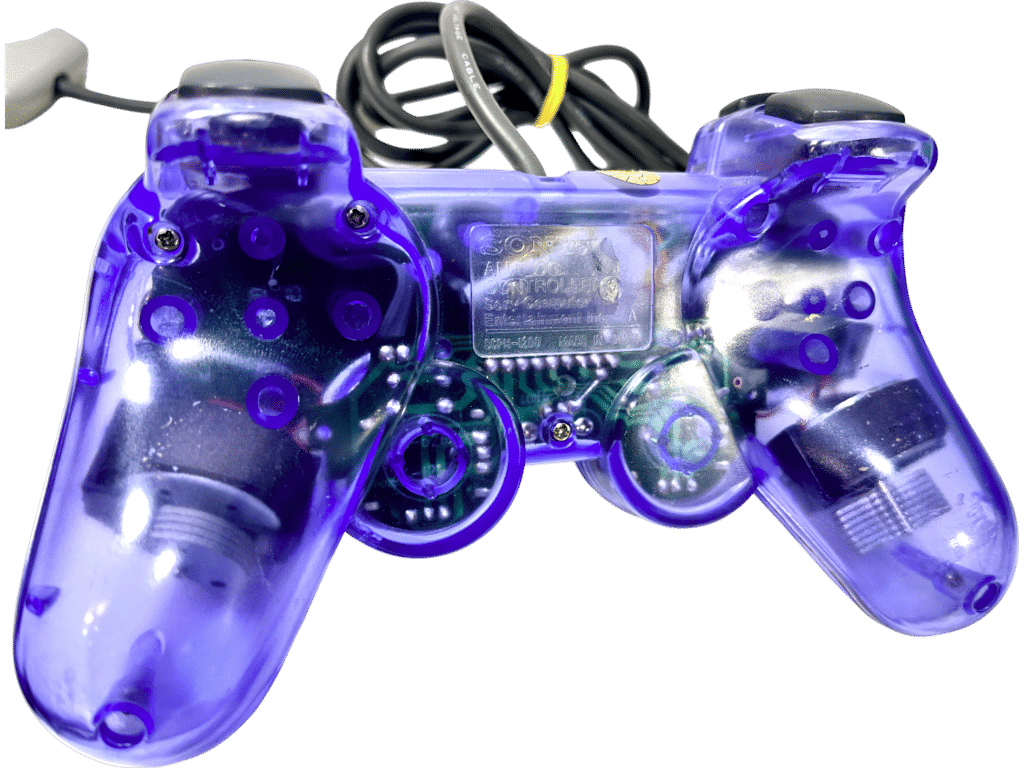 Genuine SONY PlayStation Controller PS1 Controller TRANSLUCENT VIOLET ...
