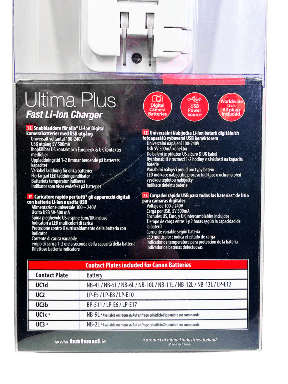 Hahnel Ultima PLUS Nikon DC Charger Fast Li-lon Charger NEW SEALED ...