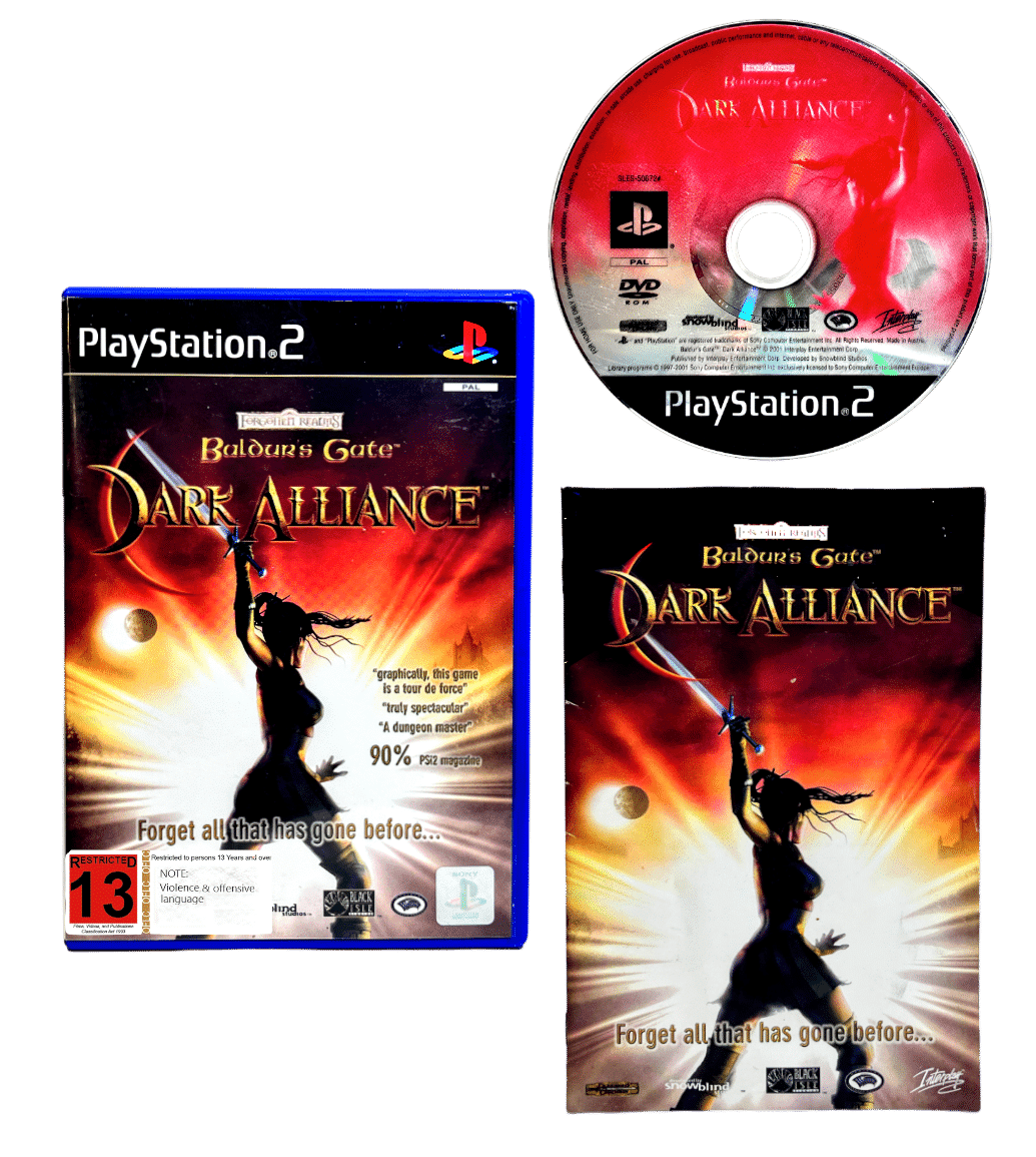 BALDUR'S GATE DARK ALLIANCE (PS2) *EXCELENT + COMPLETE* - Appleby Games