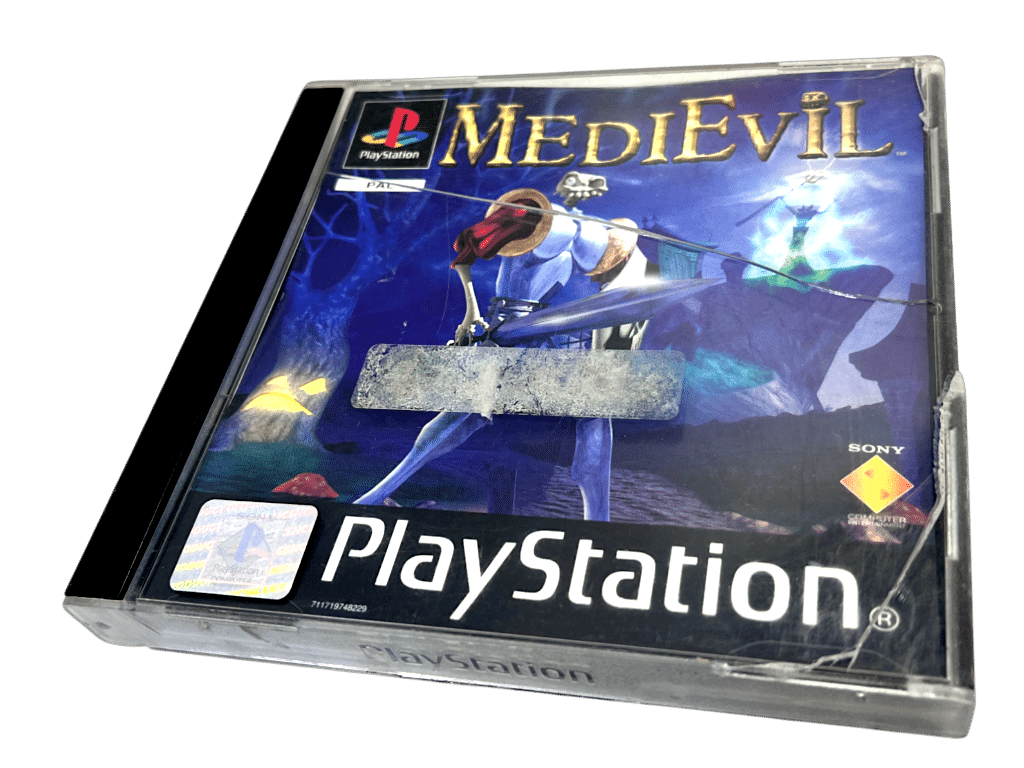 MEDIEVIL (PS1 BLACK LABEL - ORIGINAL PRINT) *COMPLETE* - Appleby Games