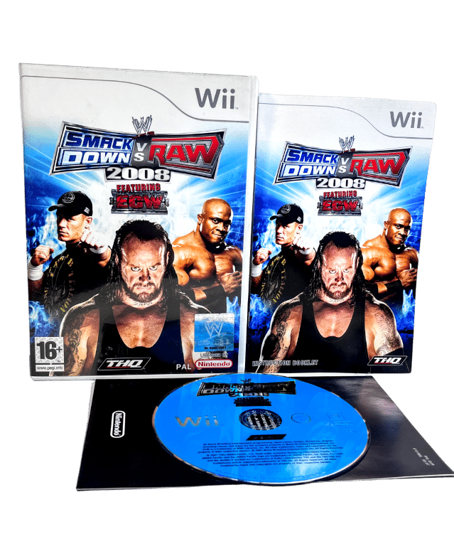 WWE Smackdown vs Raw 2008 (Wii - Move Simulation Edition) *EXCELLENT ...